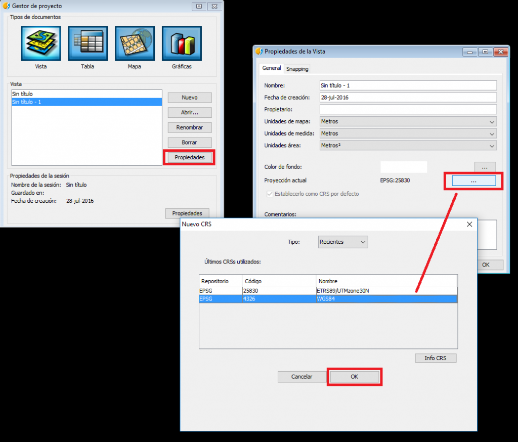 REPROYECTAR CAPA VECTORIAL EN GVSIG – ZoneGIS